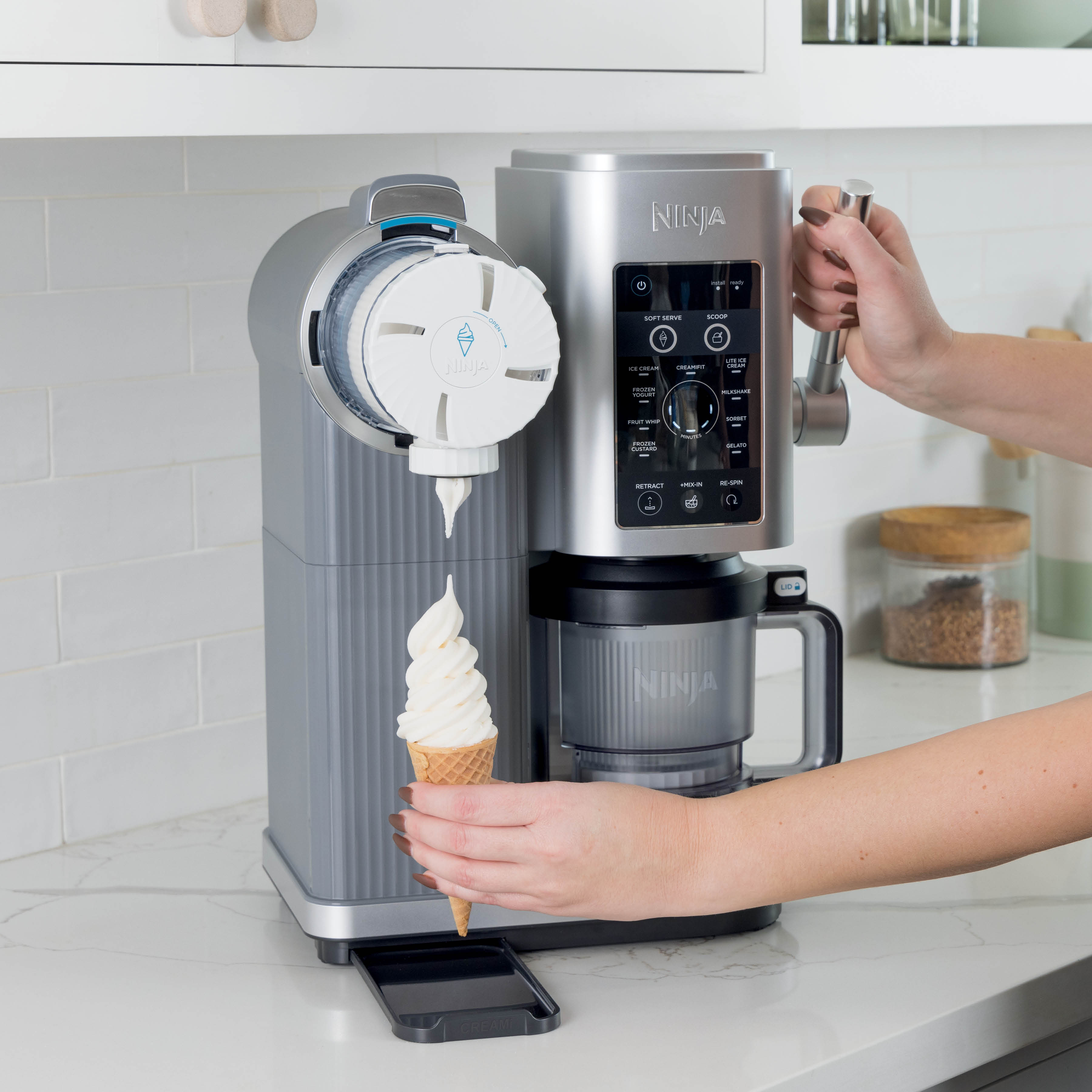 Ninja Kitchen's New CREAMi Swirl Turns Your Kitchen Countertop Into A Soft Serve Ice Cream ...
