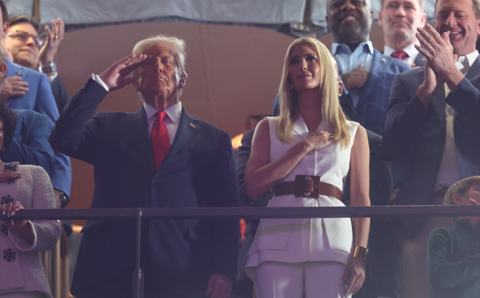 President Trump Gets Cheered At Super Bowl