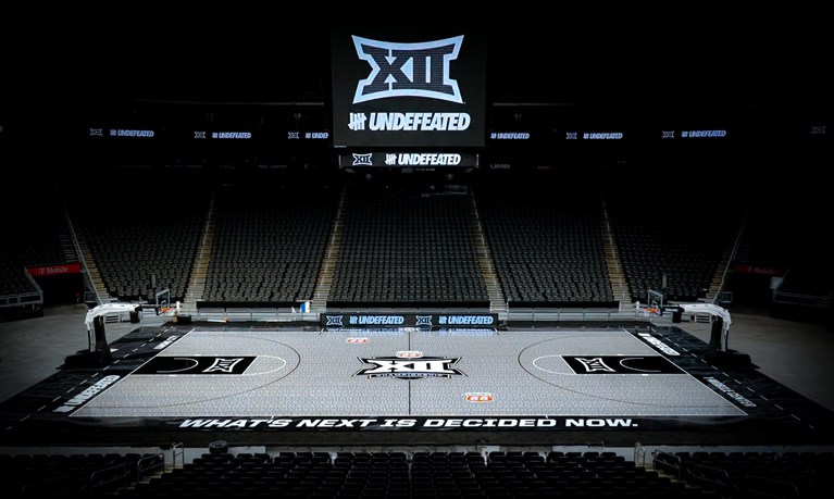 Big 12 Unveils Basketball Court That Will Make You Go Cross-Eyed