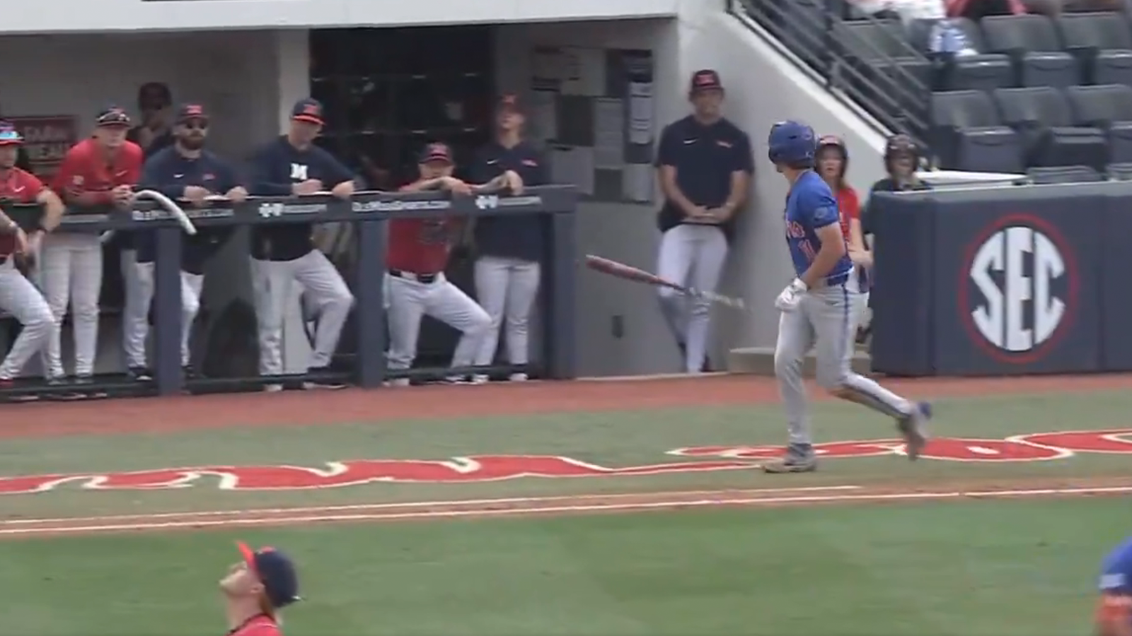 Florida Slugger Ejected For Disrespectful Bat Flip Got Embarrassed
