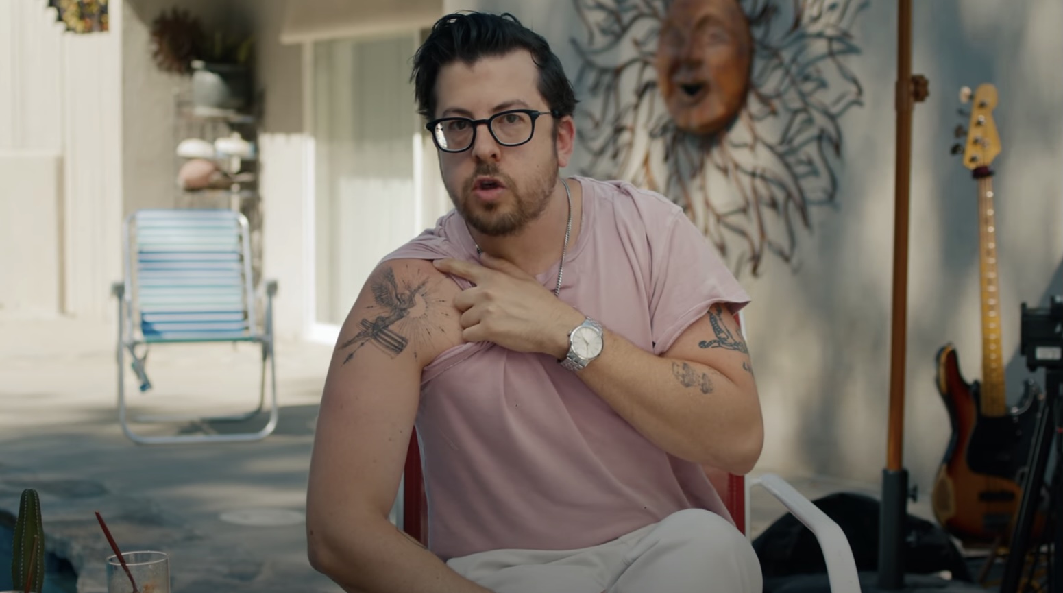 Christopher Mintz-Plasse Explains Why He Got A Santana-Inspired Tattoo ...