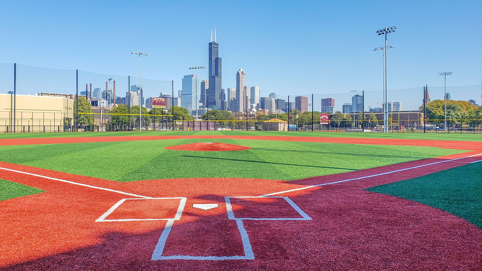 Chicago High School Plays Baseball With Best Backdrop In Sports