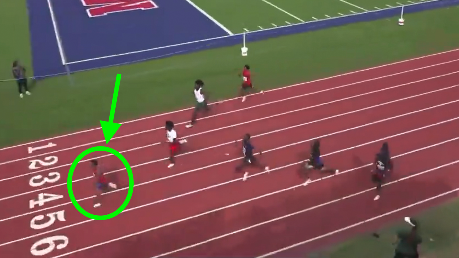 18-Year-Old Track Star Breaks Blazing Fast Record With Caveat