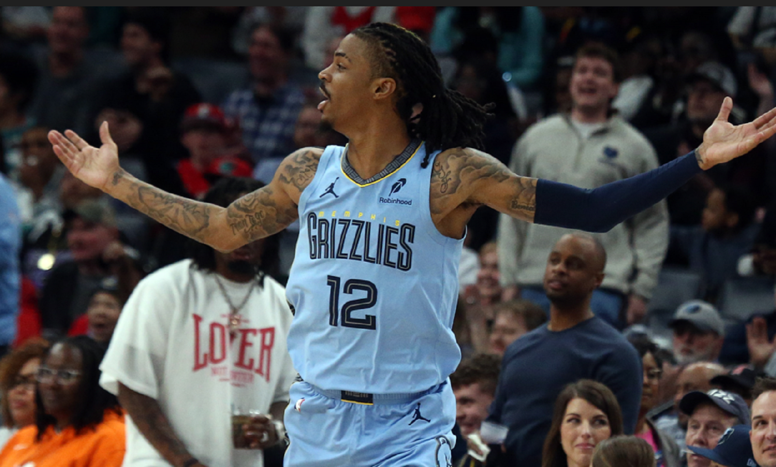 Ja Morant Throws Fake Grenade In New Celebration