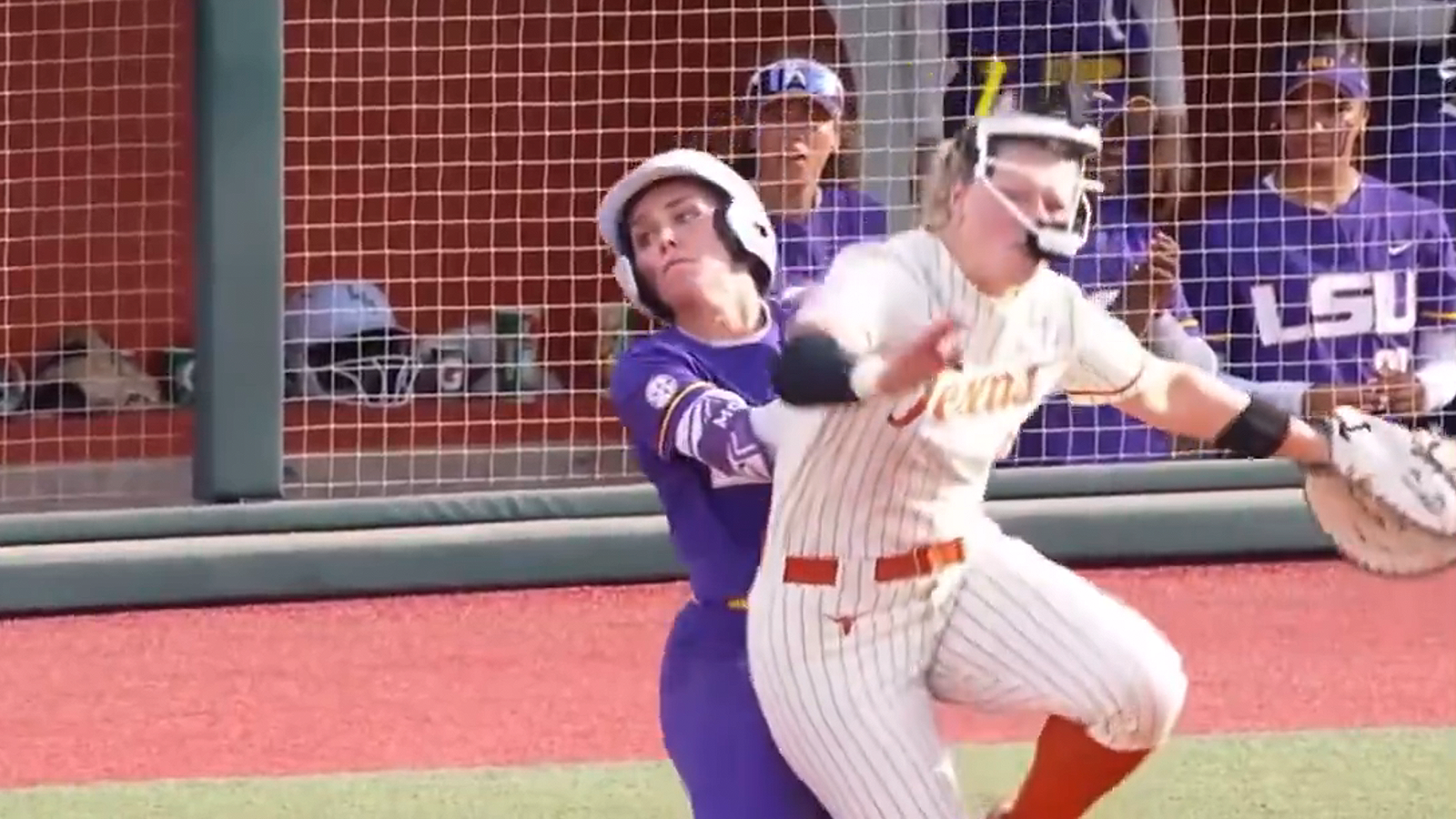 Bad Blood Spills In Texas After LSU's Violent Softball Collision