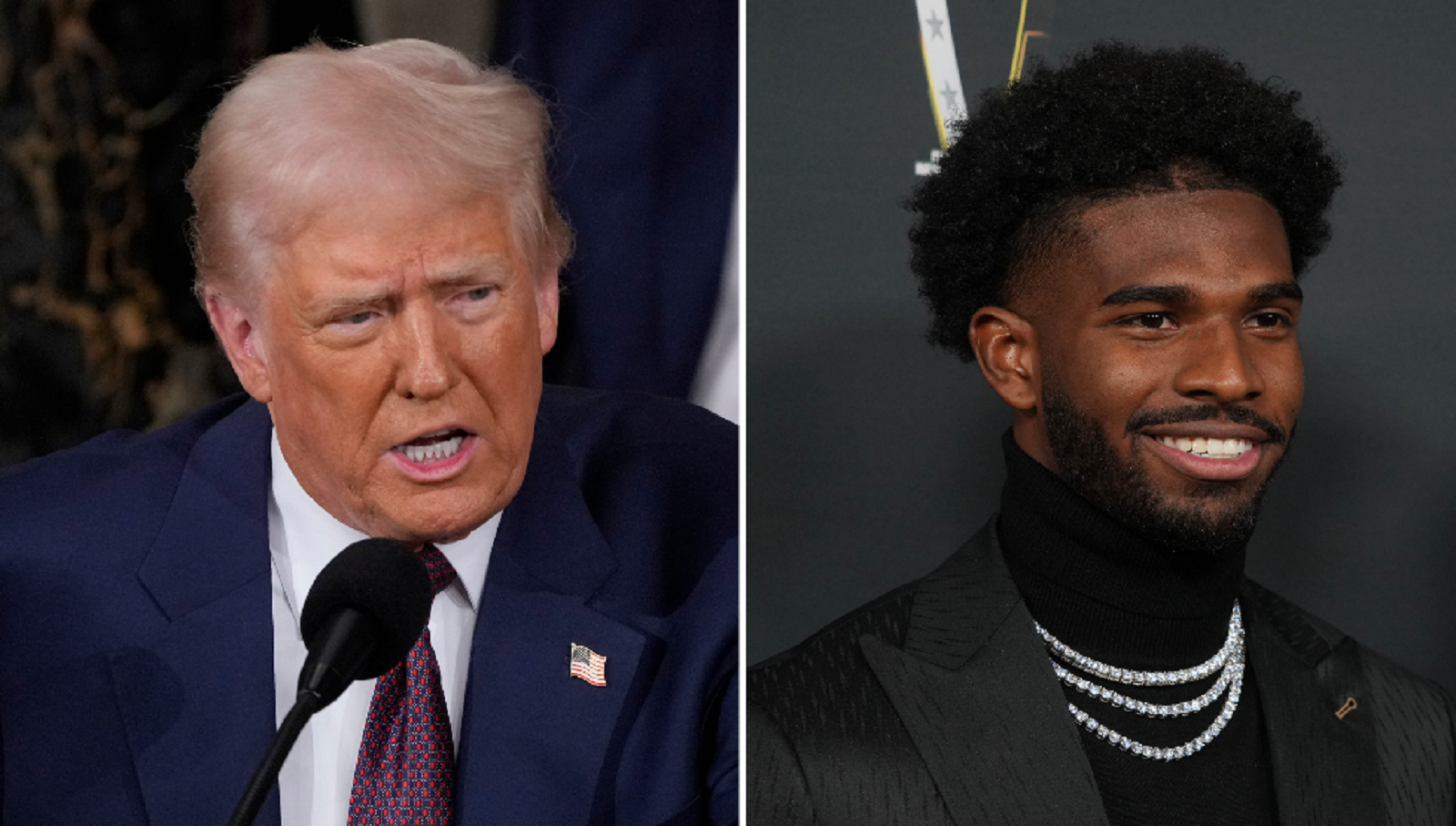 Shedeur Sanders 'Thankful' For President Trump Defending Him