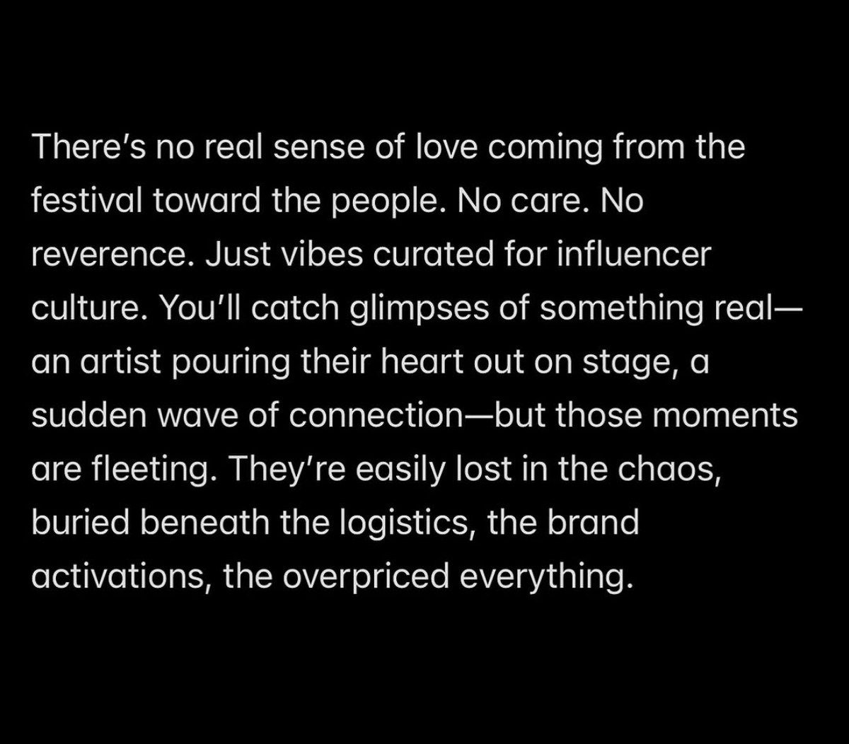 Reggie Watts Lays Waste To Coachella As Soulless, Without Love