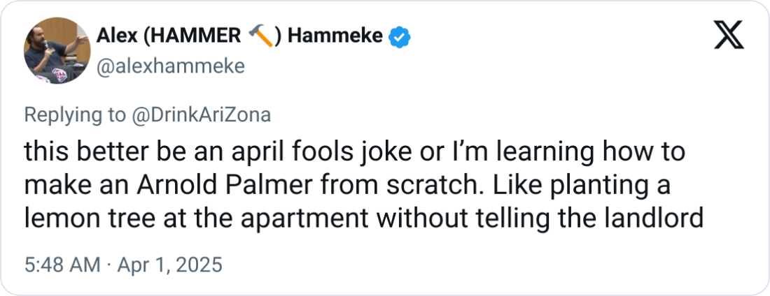 AriZona Iced Tea Trolls The Interent With "The Rizzler" Drink Flavor ...