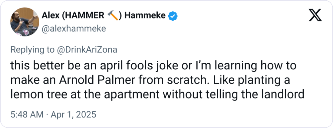 AriZona Iced Tea Trolls The Interent With "The Rizzler" Drink Flavor ...