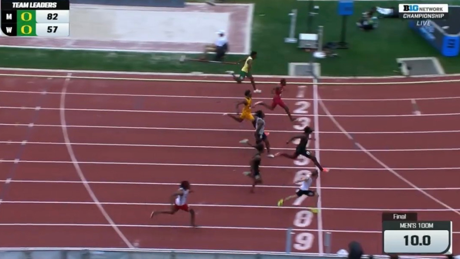 Kalen Walker Tops Fastest Oregon Football Player In Big Ten 100m