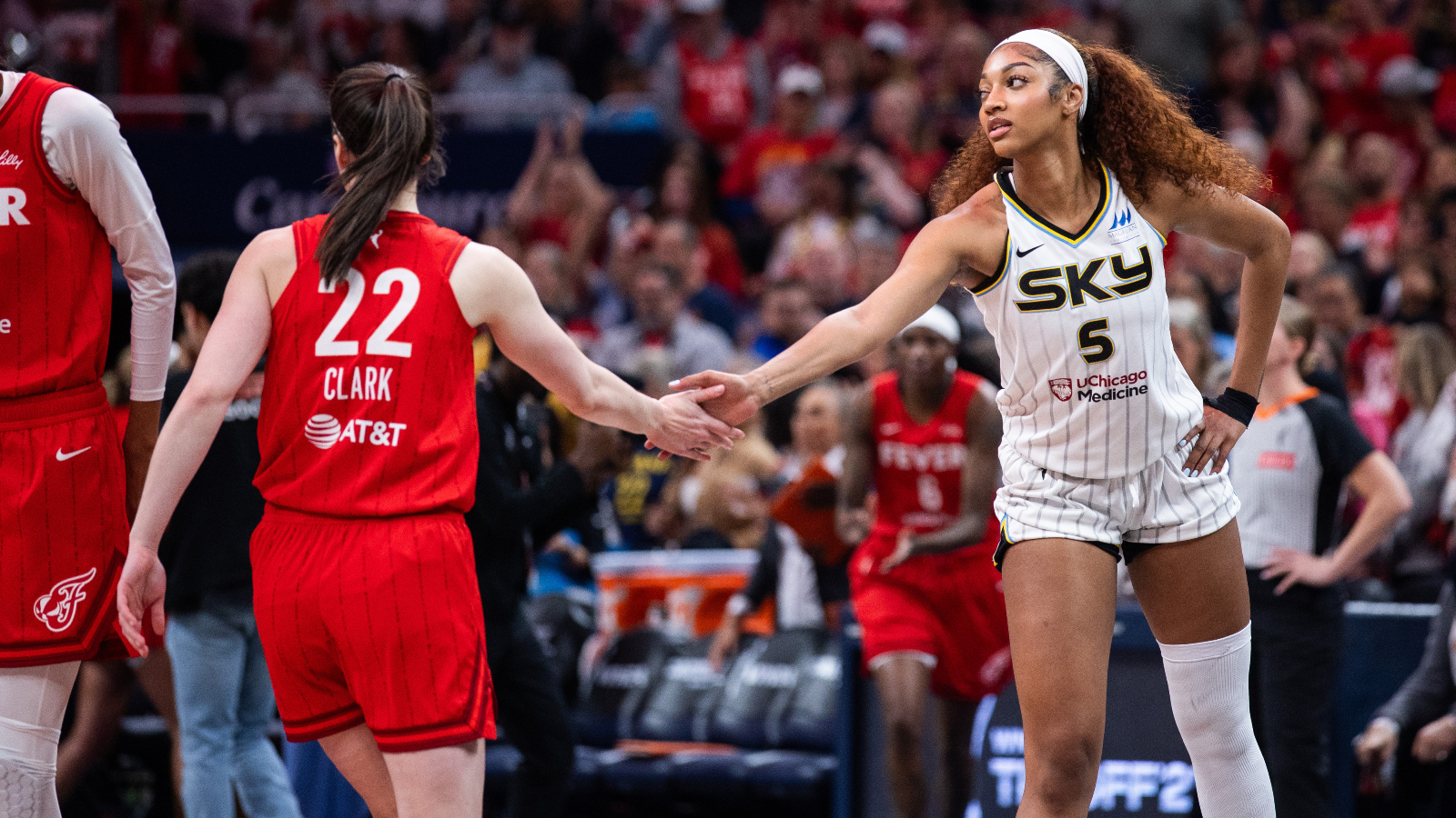 Caitlin Clark And Angel Reese Get Physical After Hard Foul