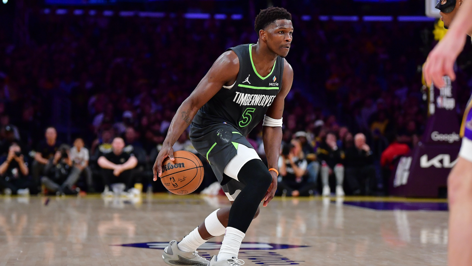 Anthony Edwards Lapped Cryto.Com Arena After Win