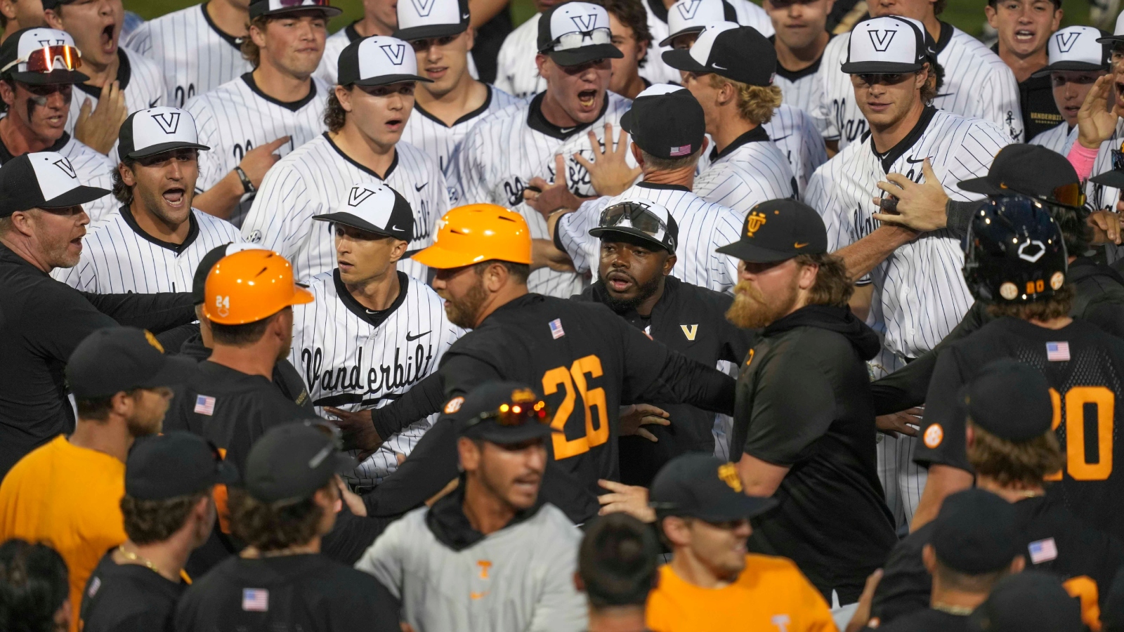 Vanderbilt Baseball Takes Over Tennessee Ballpark After Vols' Antics