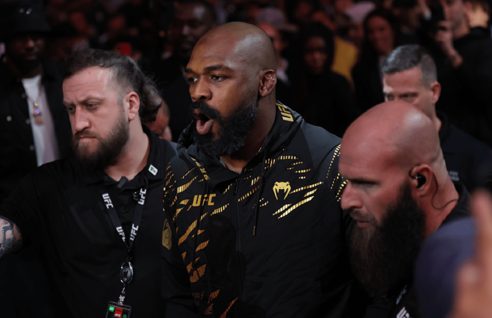Jon Jones Reacts To Wild Accusation From Woman At Crash Site