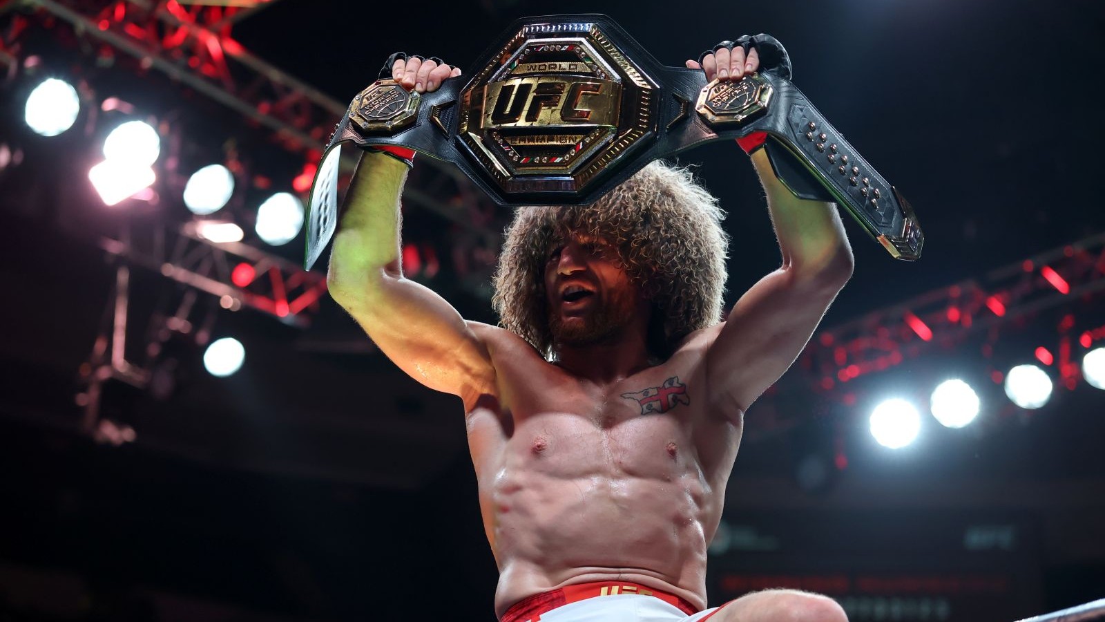 UFC Champ Merab Dvalishvili Nearly Crushed By Barricade