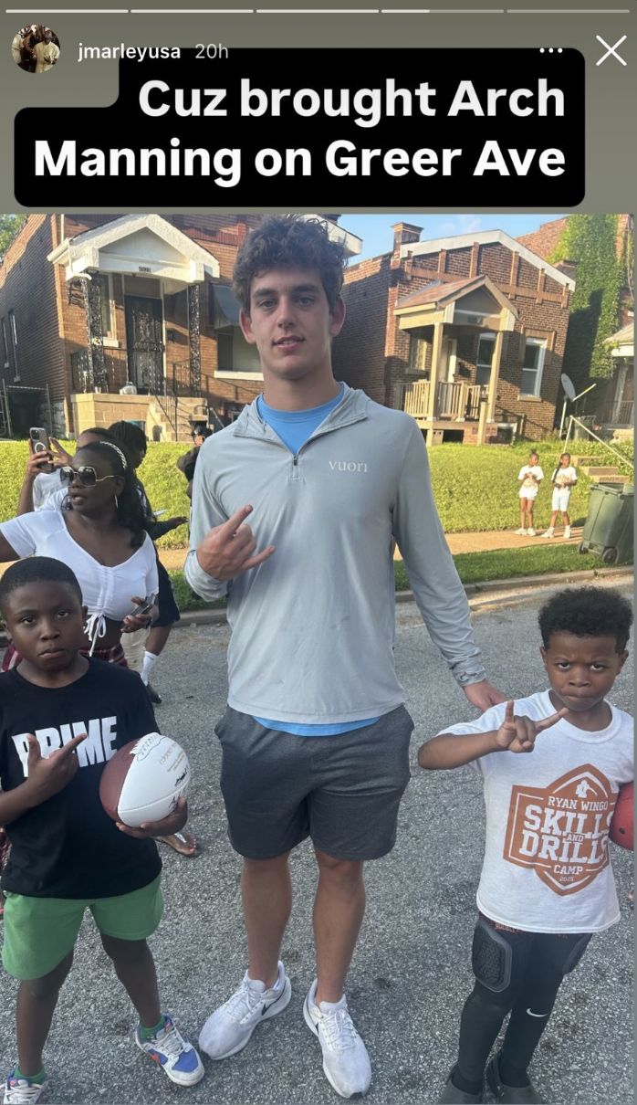 Arch Manning Is 'Good In Any Hood' After Cookout In St. Louis