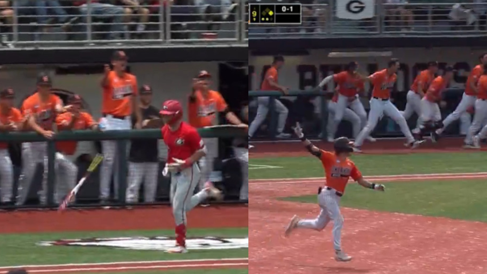 Oklahoma State Serves Karma To Georgia After Bat Flip Drama