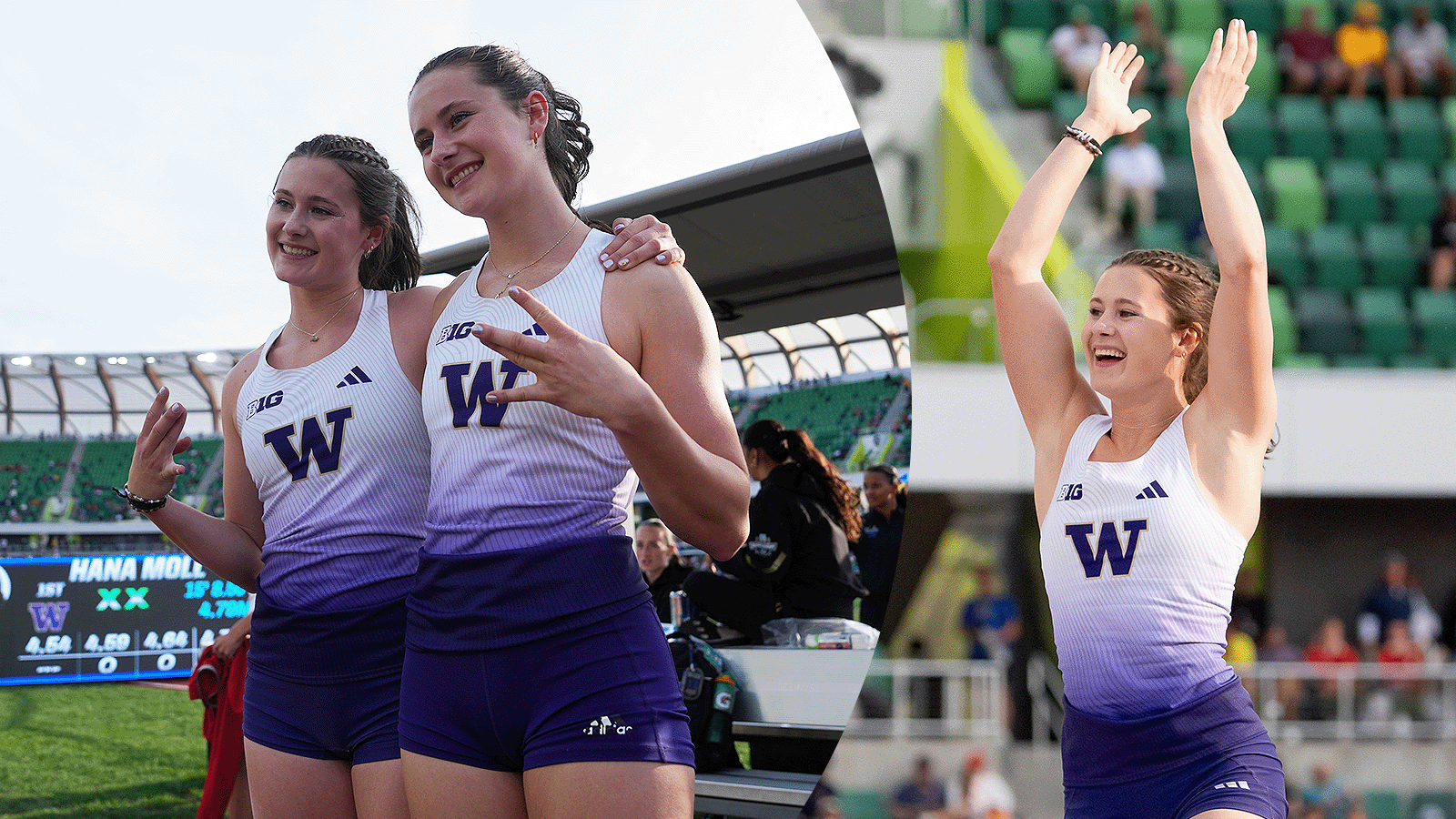 Washington Pole Vaulter Breaks Twin Sister's Record To Win Title