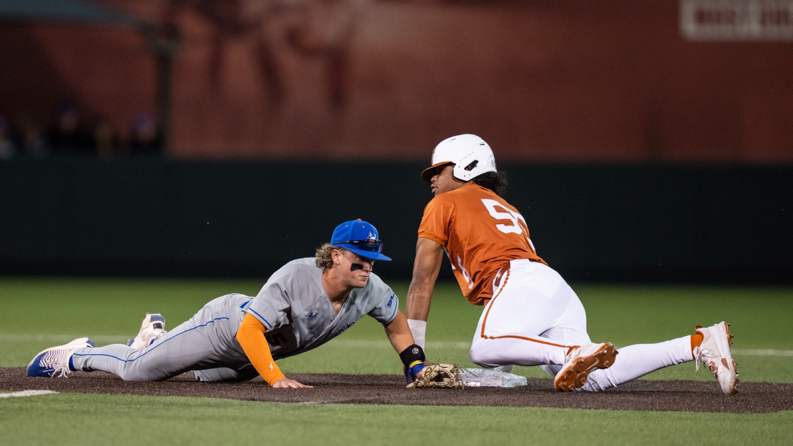 Texas Baseball Villain Jonah Williams Ignites Fire With Hard Slide
