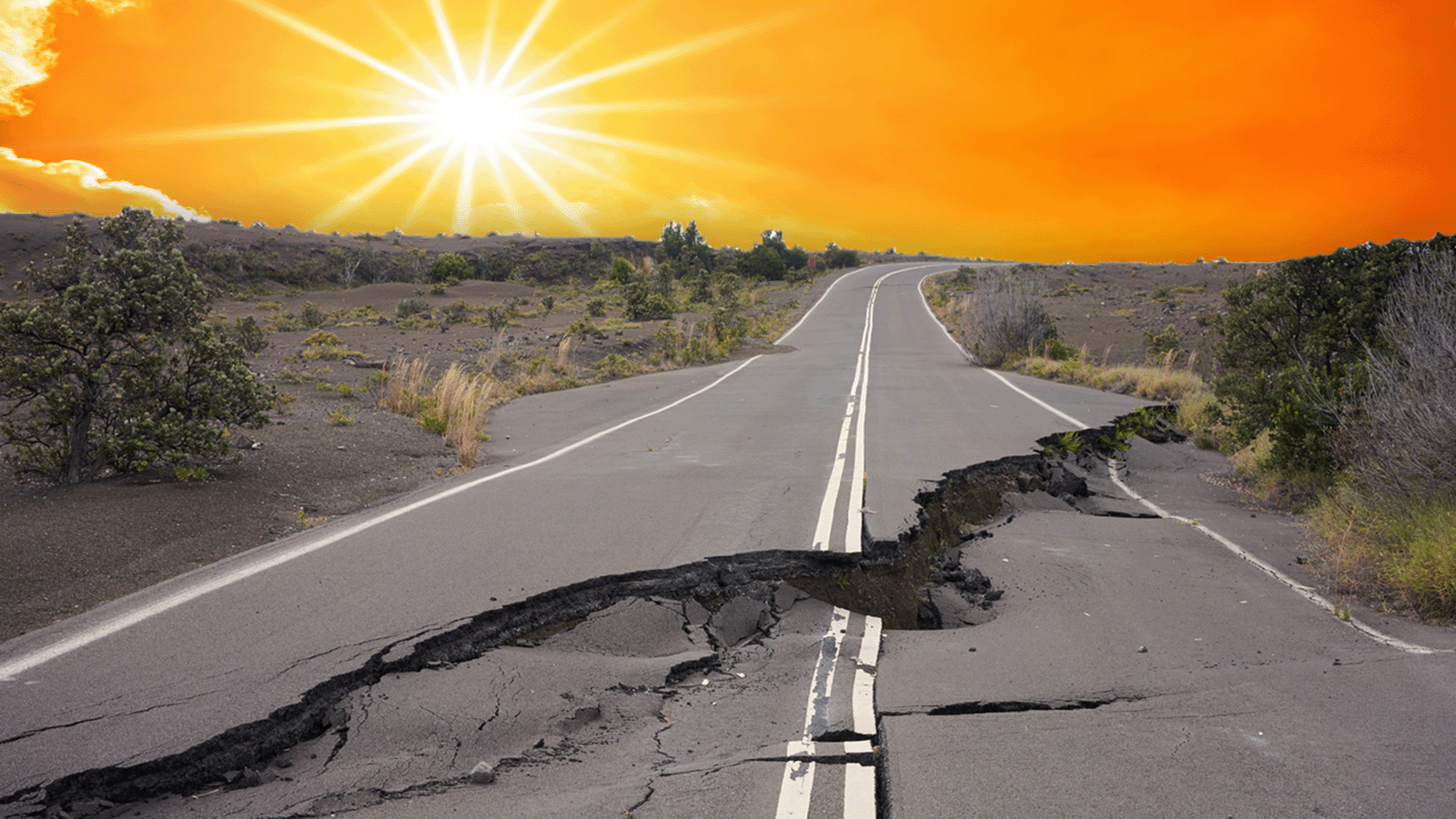 Roads Across The United States Wreak Havoc During 'Heat Dome'