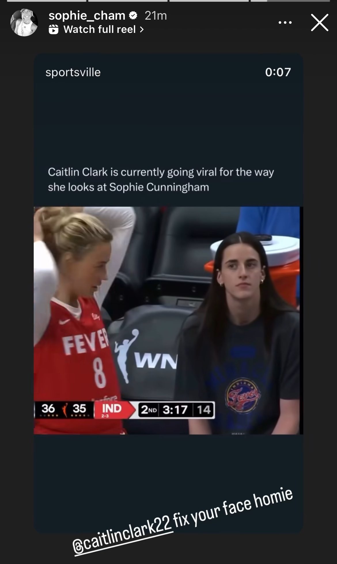 Sophie Cunningham Breaks Silence On Weird Caitlin Clark Rumors