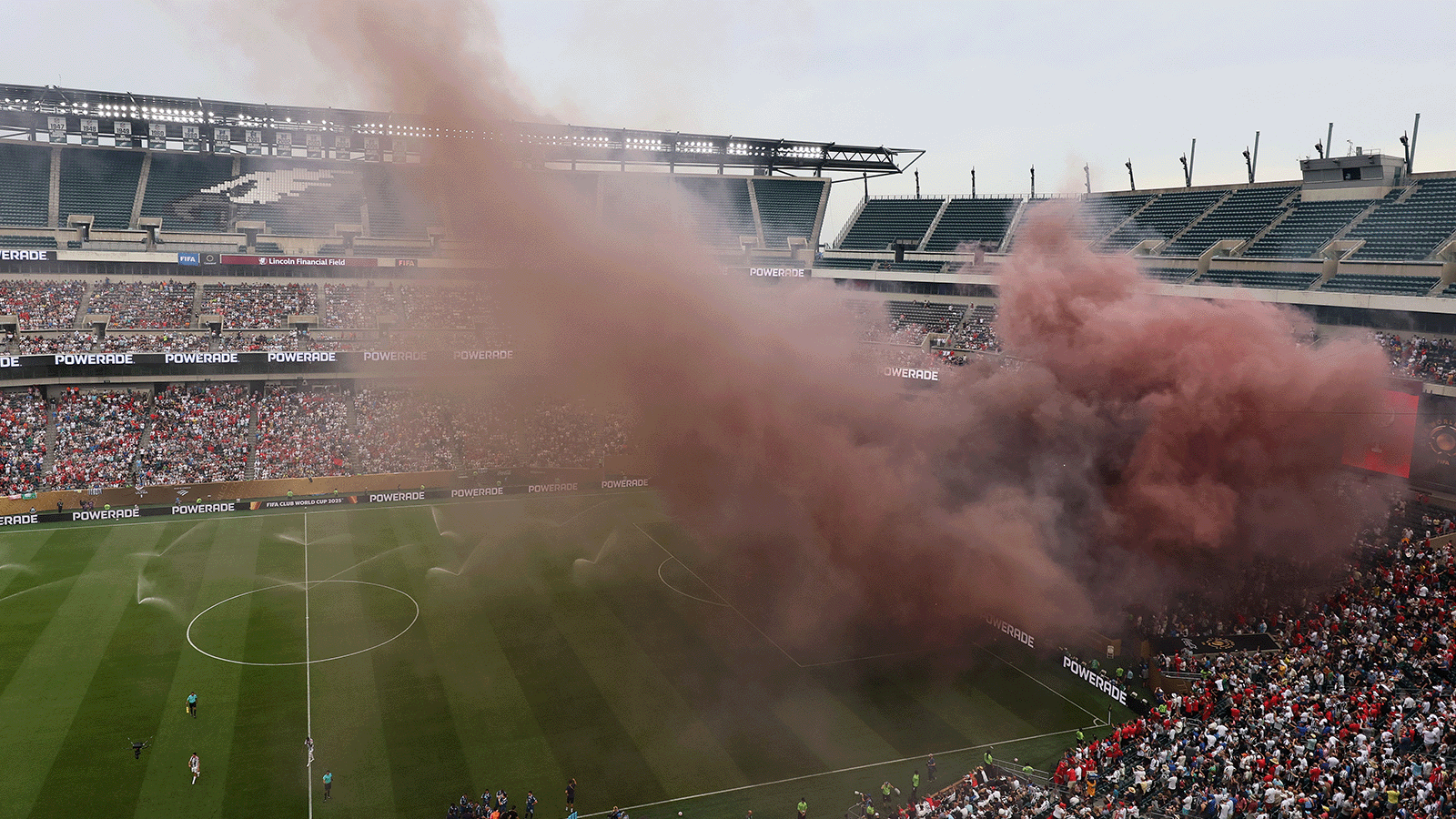 Moroccan Soccer Fans Suffocate NFL Stadium With Flare Smoke