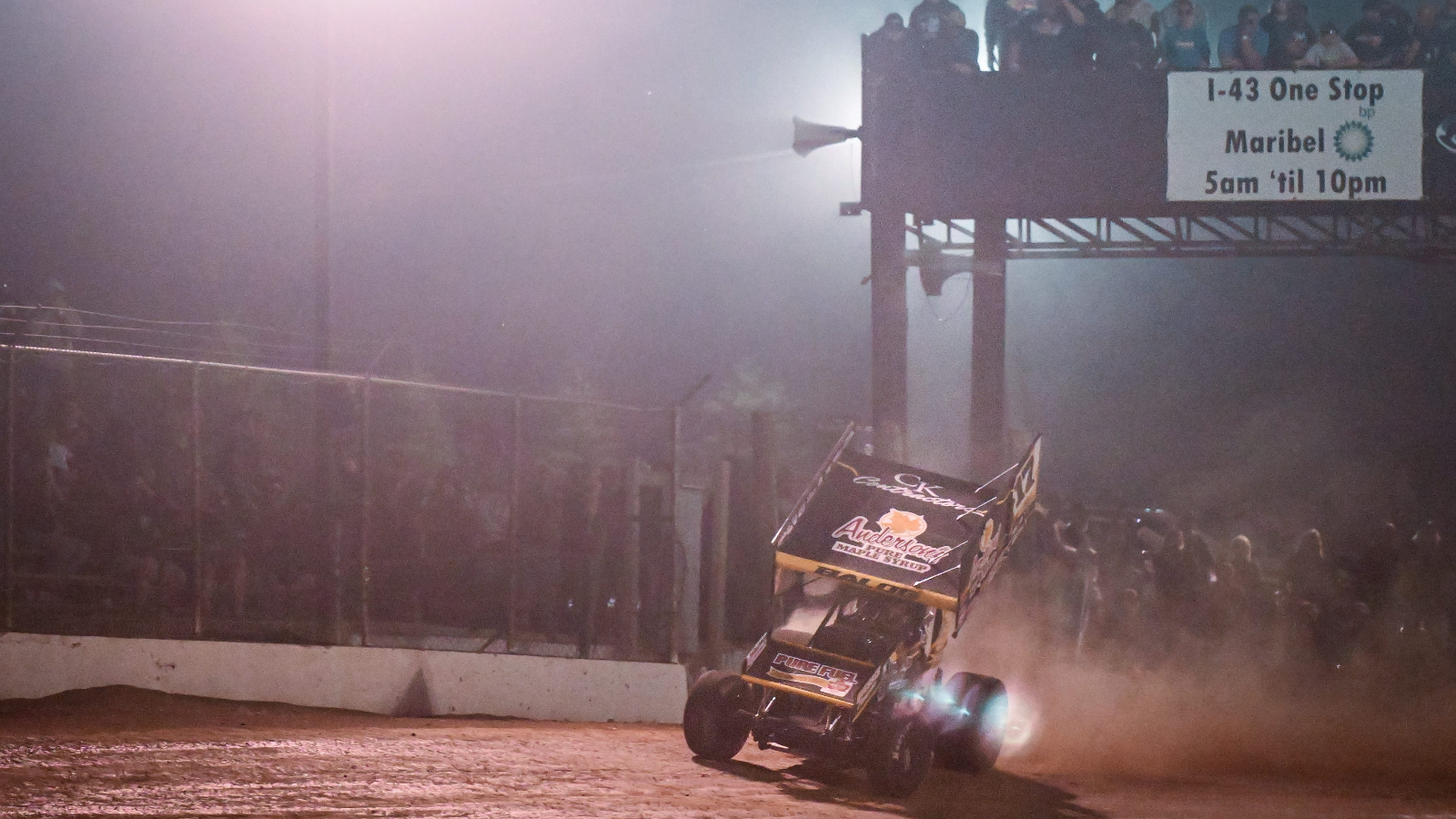 Massive Crashes And Larson-Gravel Feud Mar Eldora Races