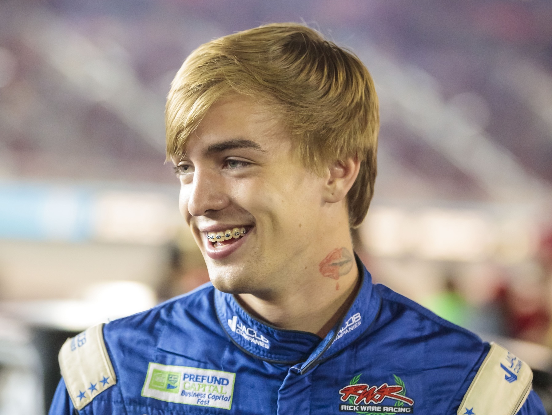 NASCAR Driver Removes Face Tattoos To Attract Better Sponsors
