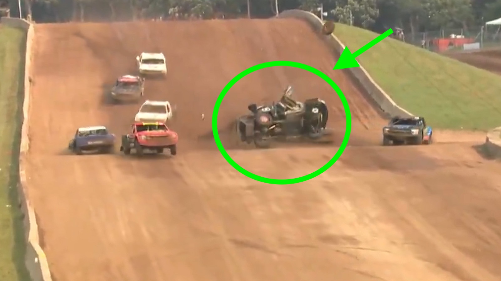 Off-Road Racer Flip Six Times During Wreck In Crazy Drone Video