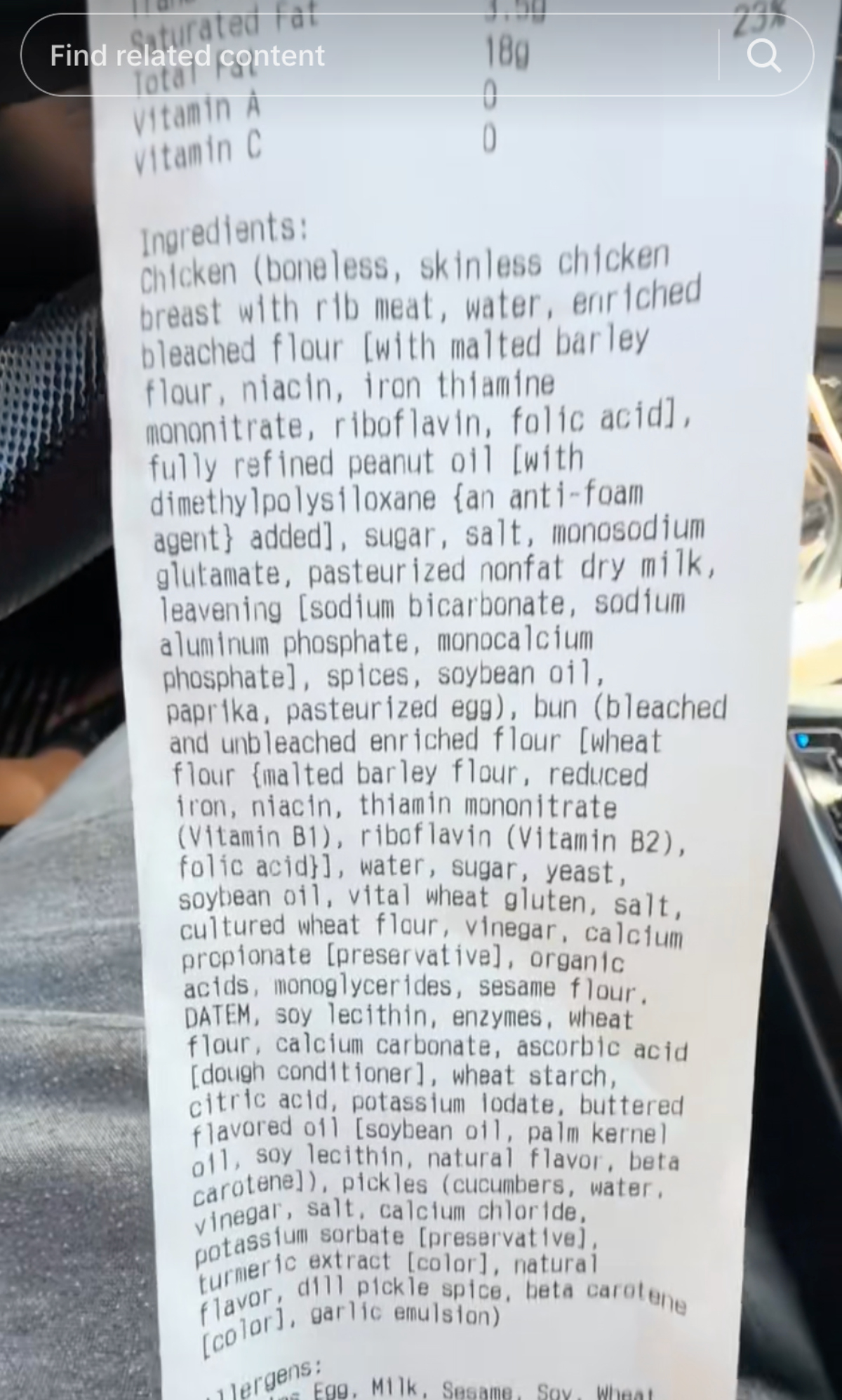 Florida Man Stunned By Chick-Fil-A Ingredients: Are They Bad?