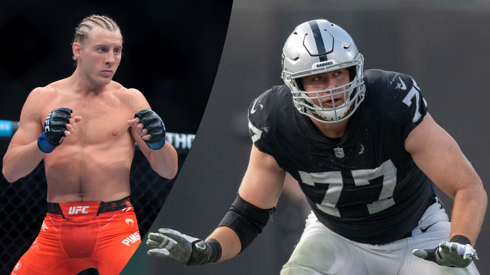 UFC Fighter Dwarfed By NFL Offensive Lineman Is Scared Of Him