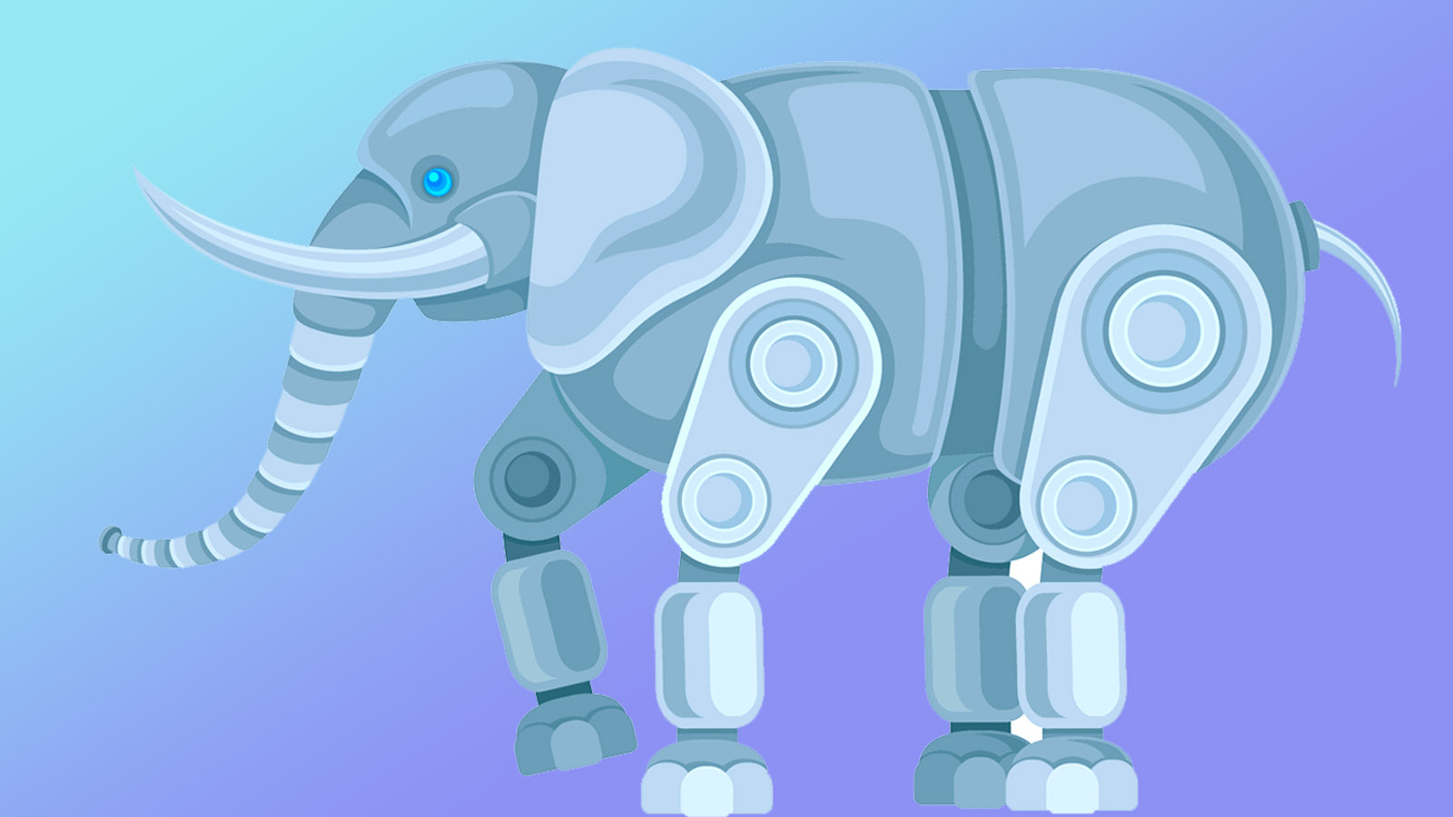 Robot Elephant Lifts Weights, Picks Flowers, And Bowls