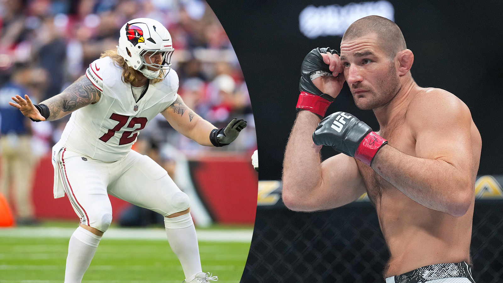 Sean Strickland Claims Slip While Getting Bullied By NFL Linemen