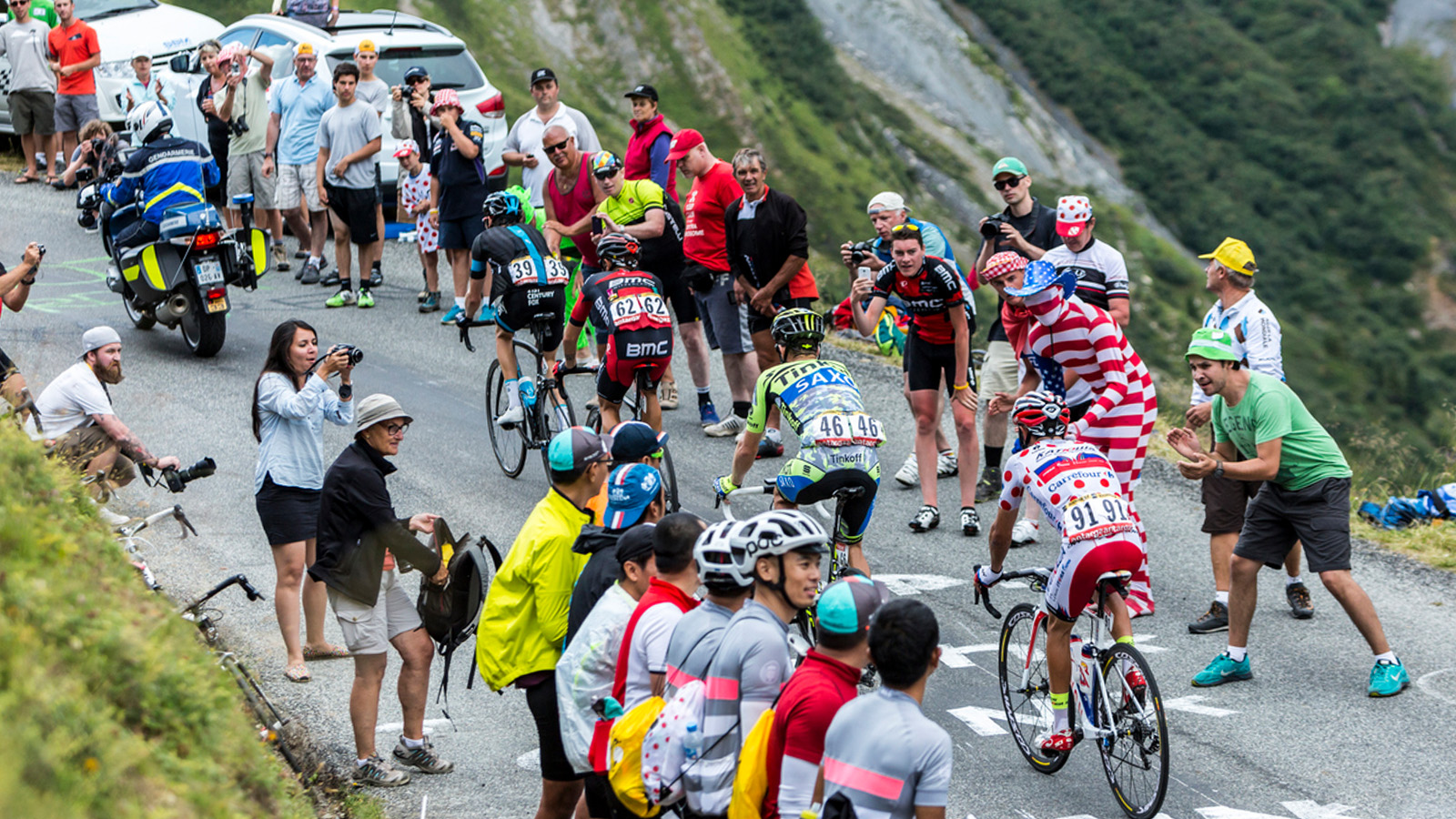 Tour De France Fan Flipped By Team Car Proves People Are Idiots