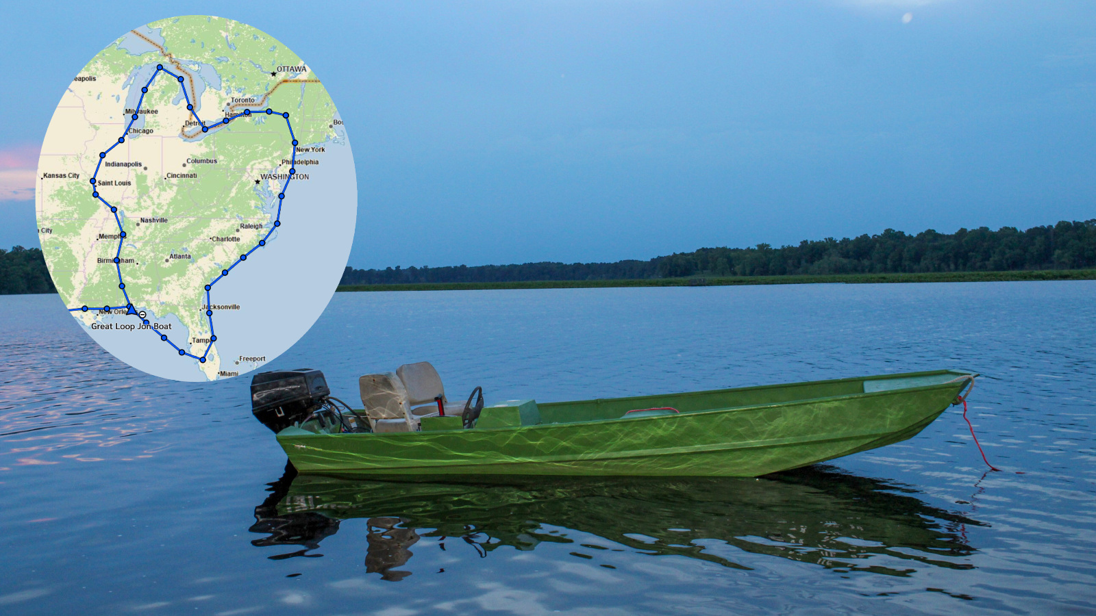 Robert Youens Completes 'Great Loop' Solo World Record