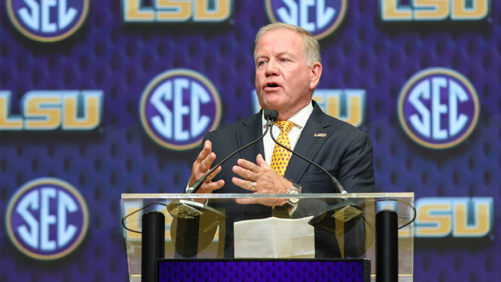LSU Deletes Football Hype Video Amid Criticism Of Brian Kelly's Past
