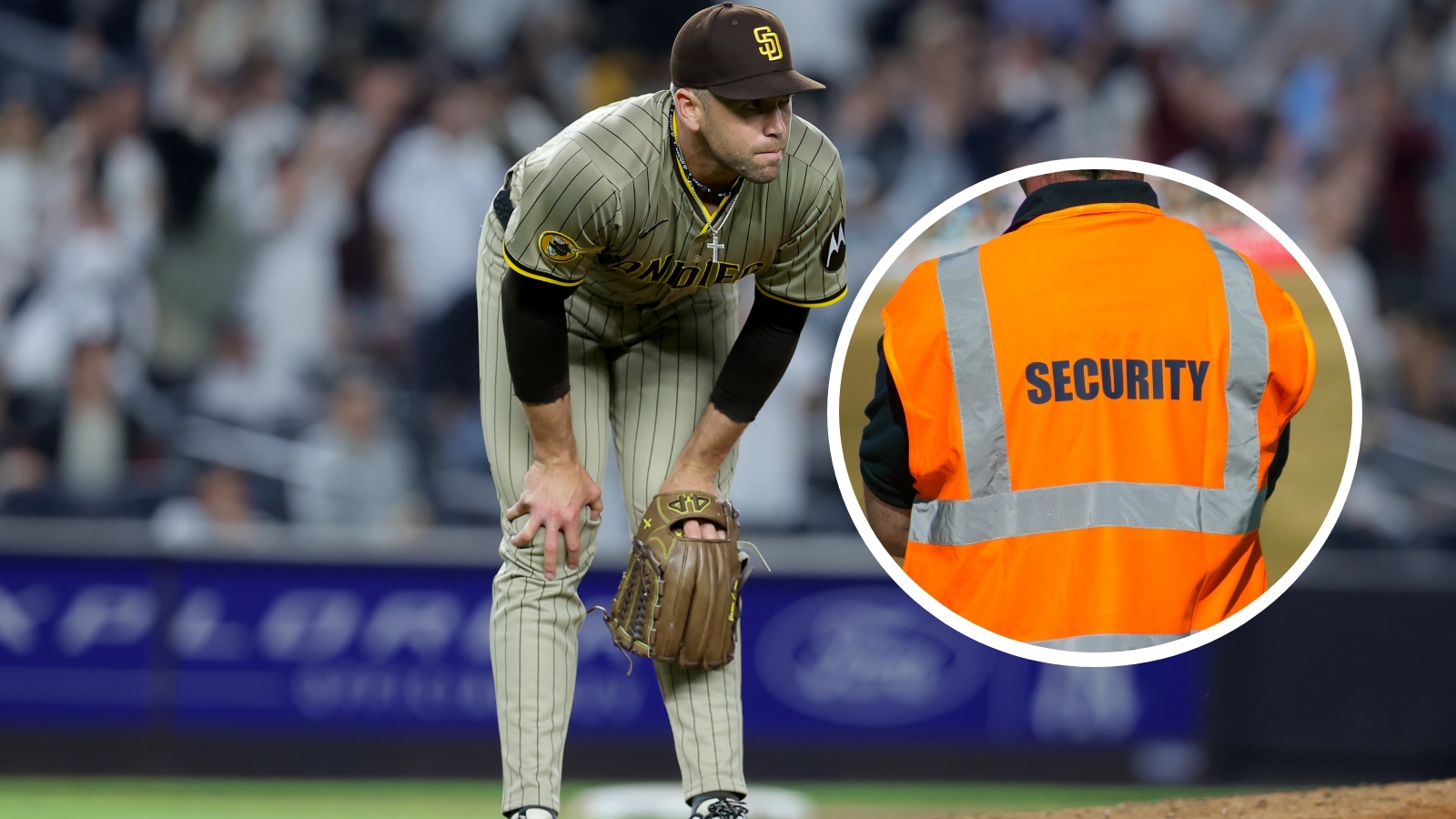 Padres Fan Lit Up By Security's Blindside Hit After Entering Field