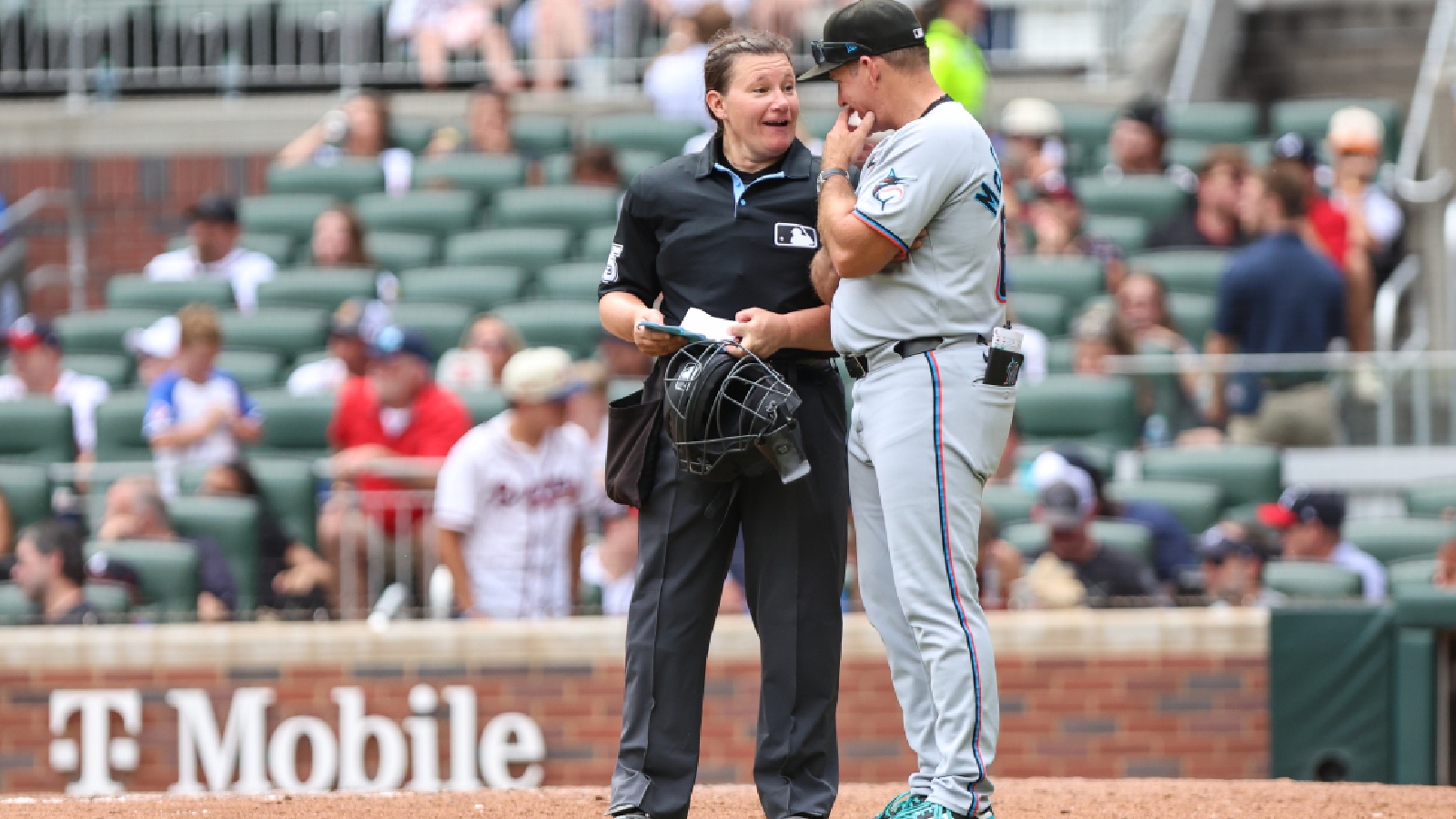 Female MLB Ump Jen Pawol Misses Historic First Ball/Strike Call