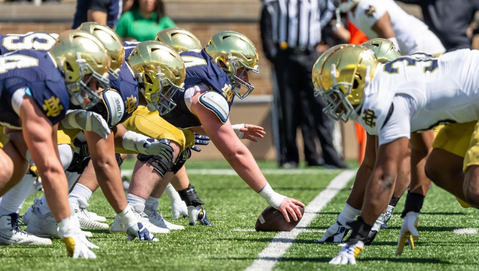 Notre Dame OL Posts Shocking Low PFF Grade For Week 1