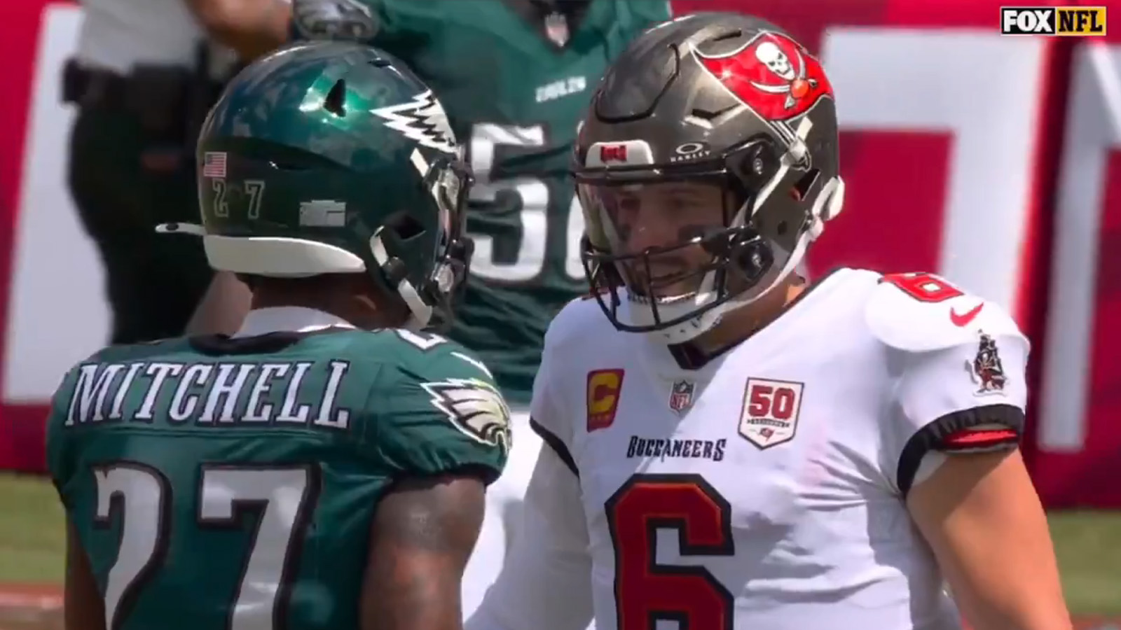 Baker Mayfield Avoids Penalty For Starting Completely Unfair Fight