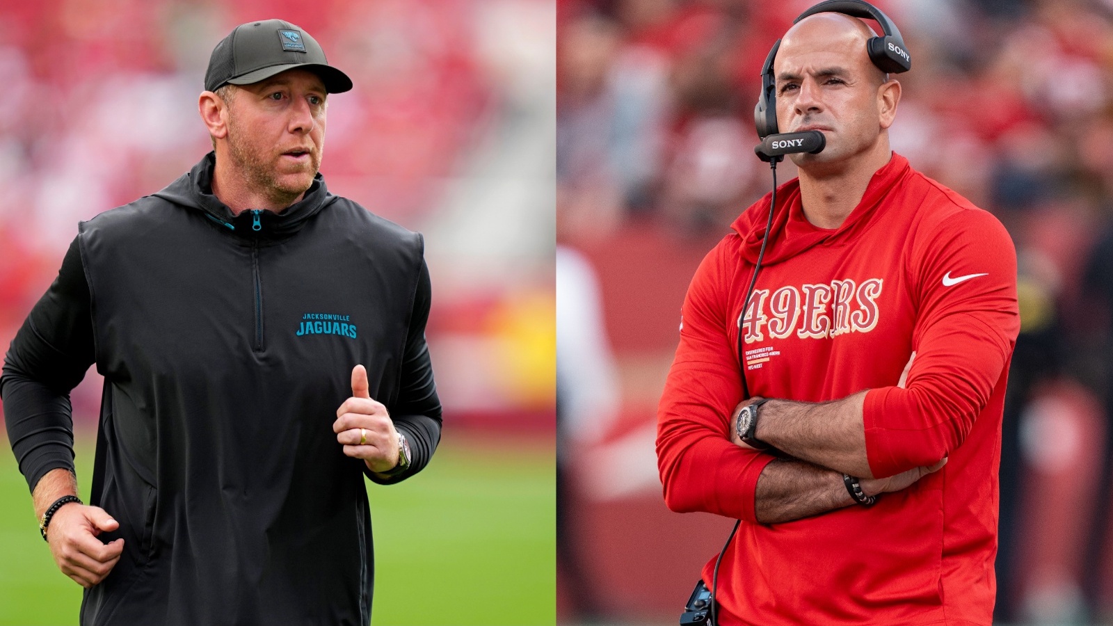 Liam Coen, Robert Saleh Clash After Jags-49ers Game (Video)