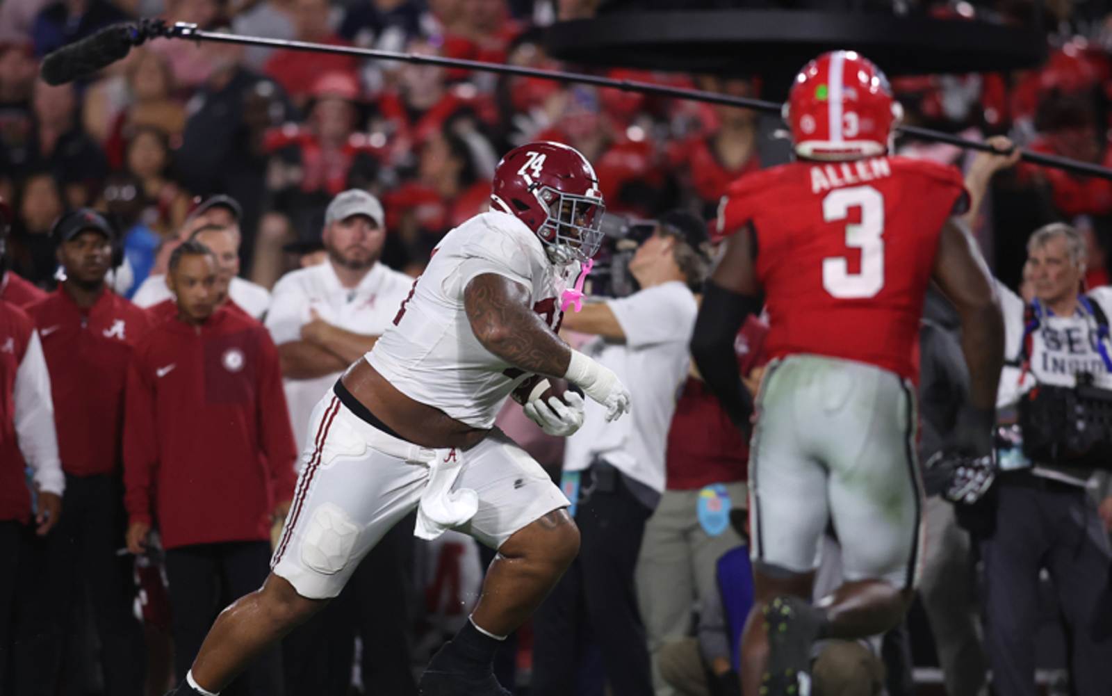 Alabama Runs Pass Play For Offensive Lineman During Win Vs Georgia