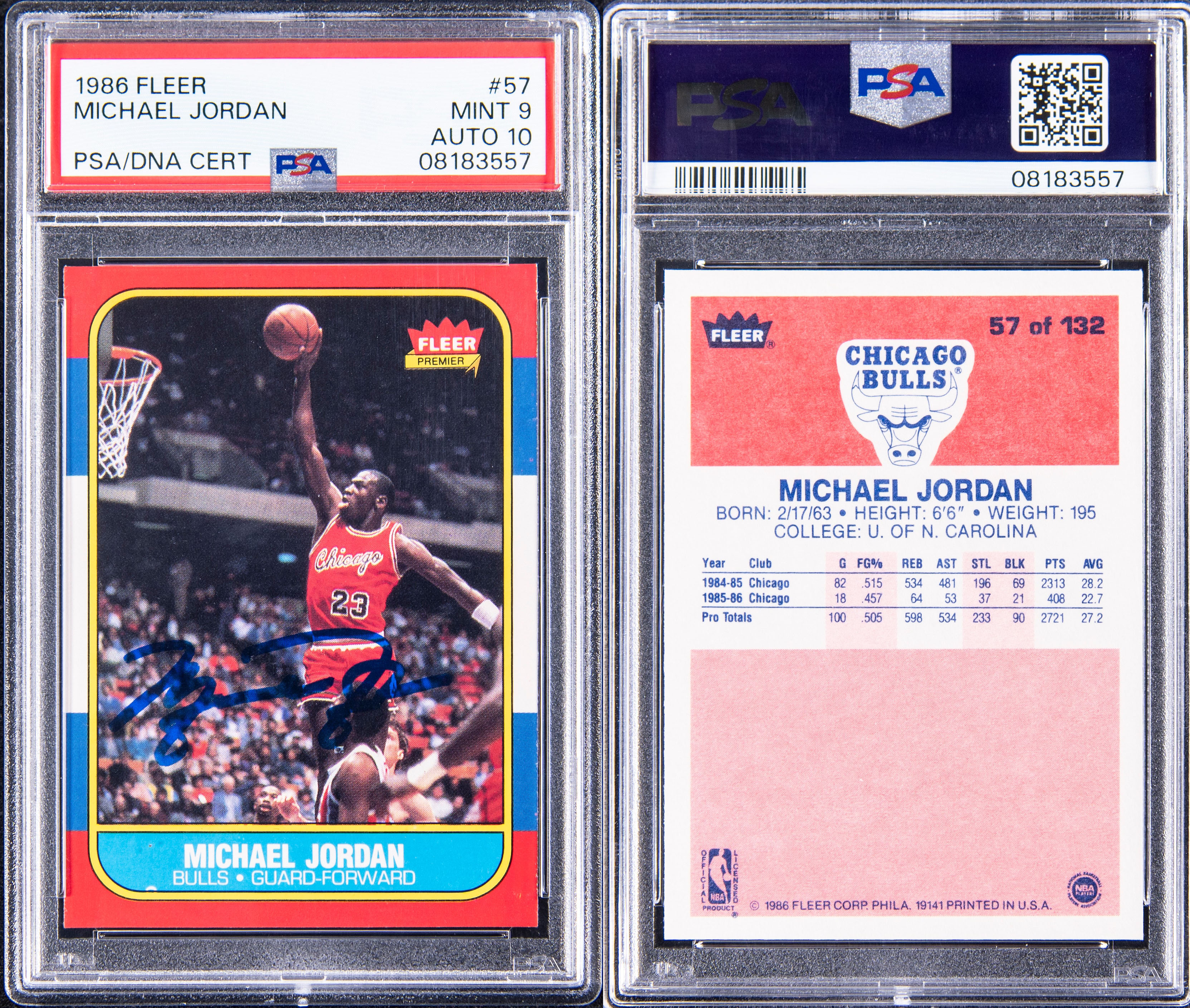 Autographed Michael Jordan Rookie Card Fetches Record Price