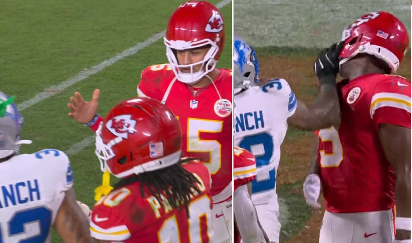 Brawl Breaks Out Between Chiefs-Lions After Brian Branch Slaps JuJu ...