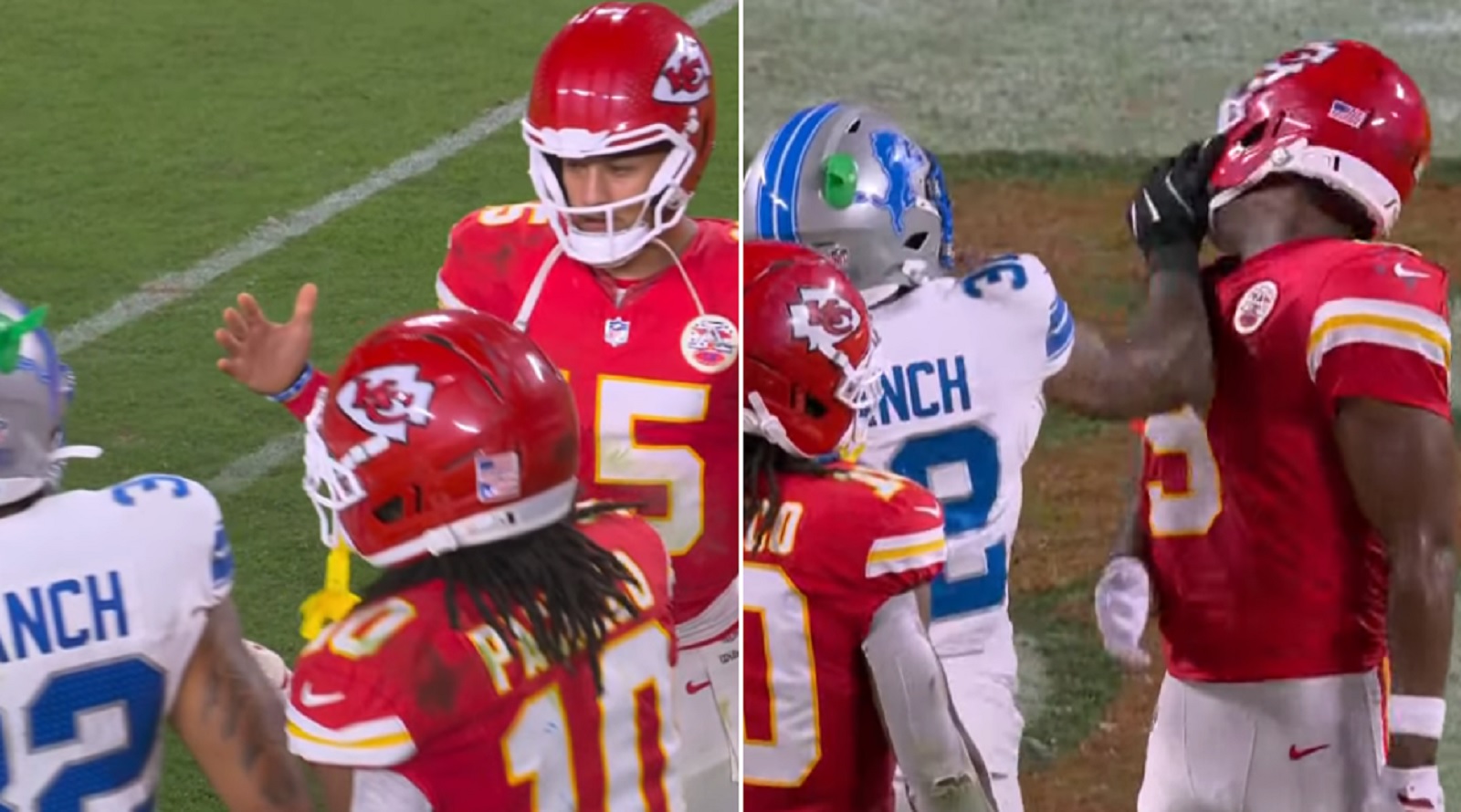 Brawl Breaks Out Between Chiefs-Lions After Brian Branch Slaps JuJu ...