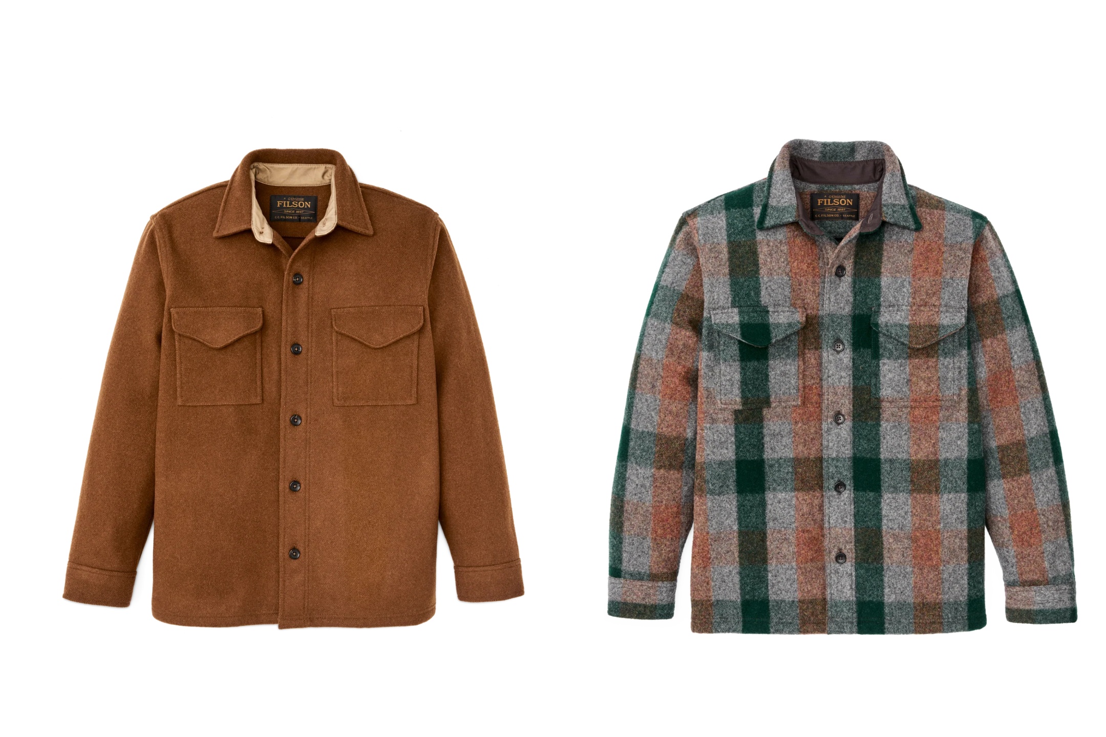 Filson's Iconic Mackinaw Jac-Shirt Just Arrived In New Classic Colors ...