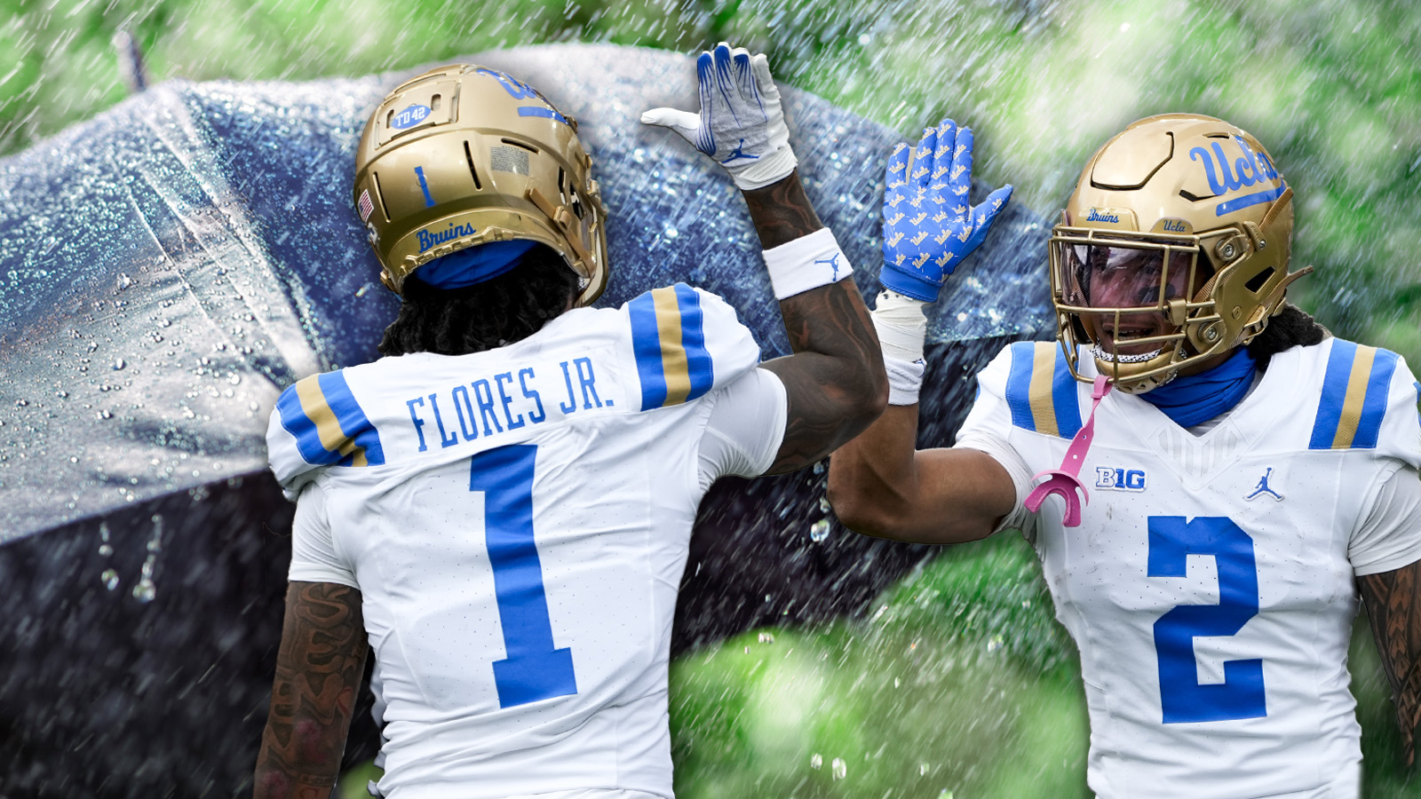 Torrential Rains Wreak Havoc On UCLA's Flooded Football Field