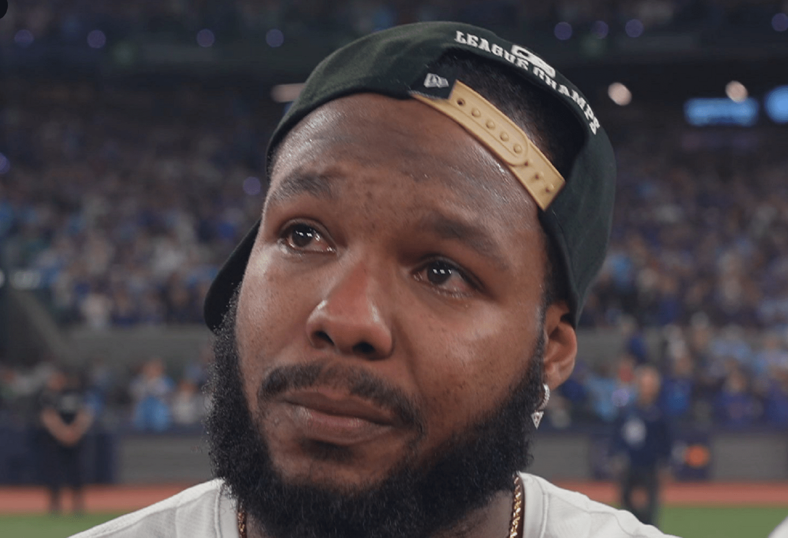 Vlad Jr. Tears Up After Blue Jays Game 7 Win Vs Mariners
