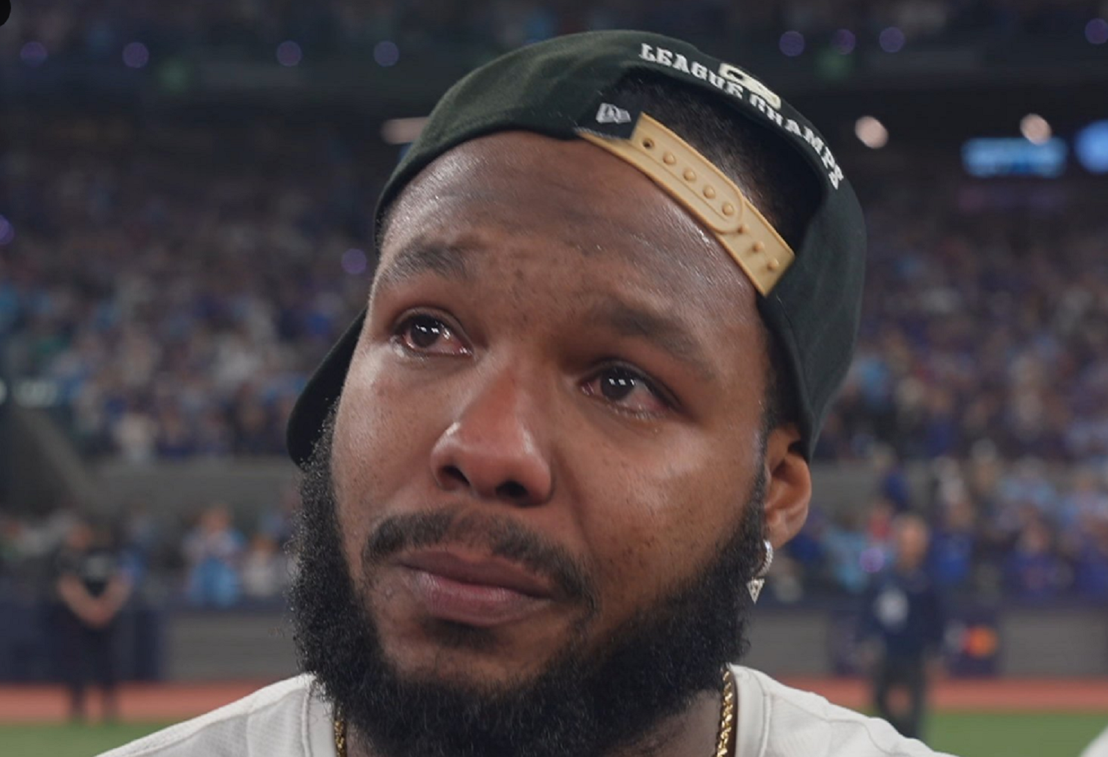 Vlad Jr. Tears Up After Blue Jays Game 7 Win Vs Mariners