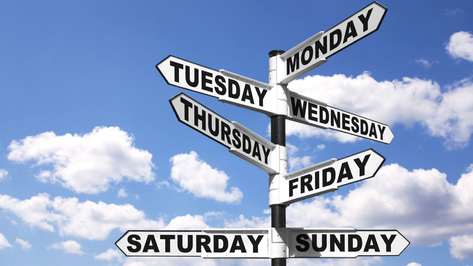 The Seven Days Of The Week, Ranked